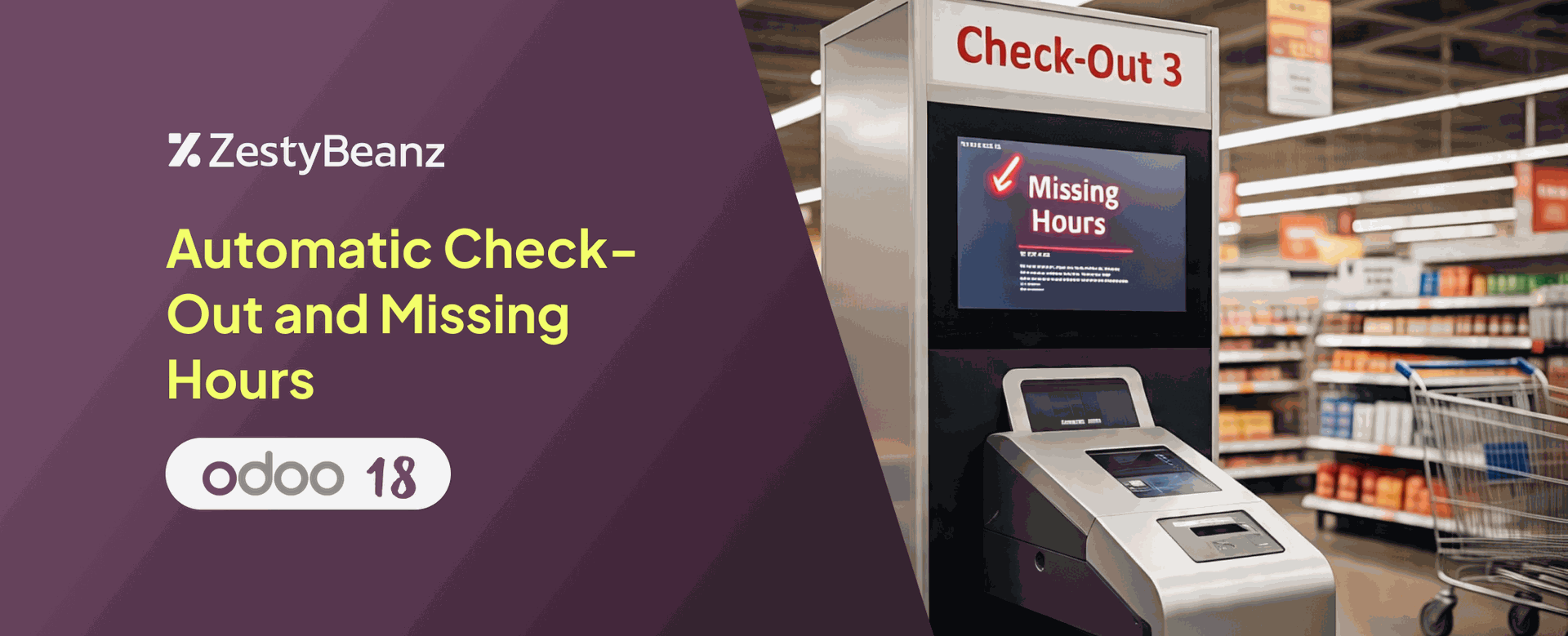 Automatic Check-Out and Missing Hours in Odoo 18 | Zesty Beanz