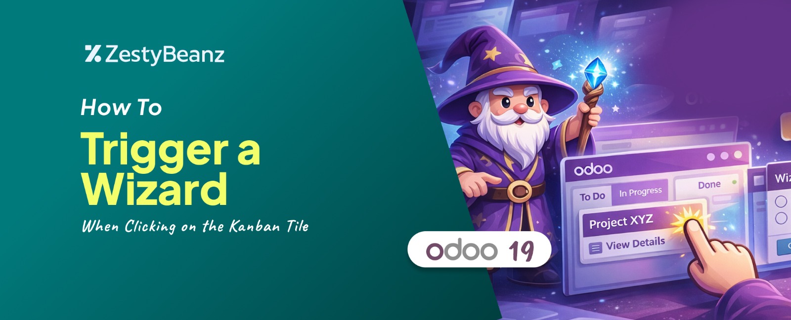 How to Trigger a Wizard When Clicking on the Kanban Tile in Odoo 19 ...